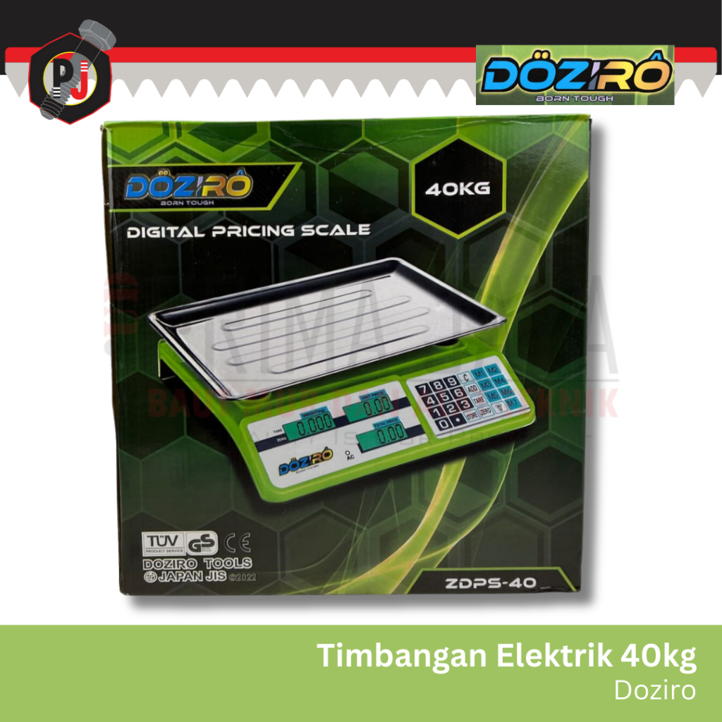 Jual TIMBANGAN DIGITAL / ELEKTRIK / TIMBANGAN PASAR 40 KG DOZIRO ...