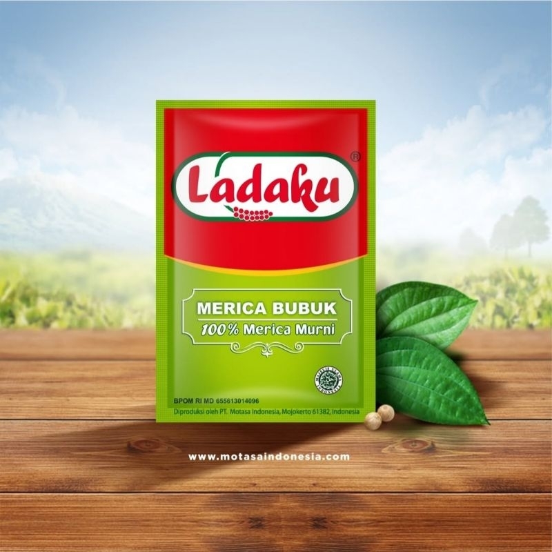 Jual LADAKU Merica Bubuk Bumbu Dapur Kemasan Renceng | Shopee Indonesia