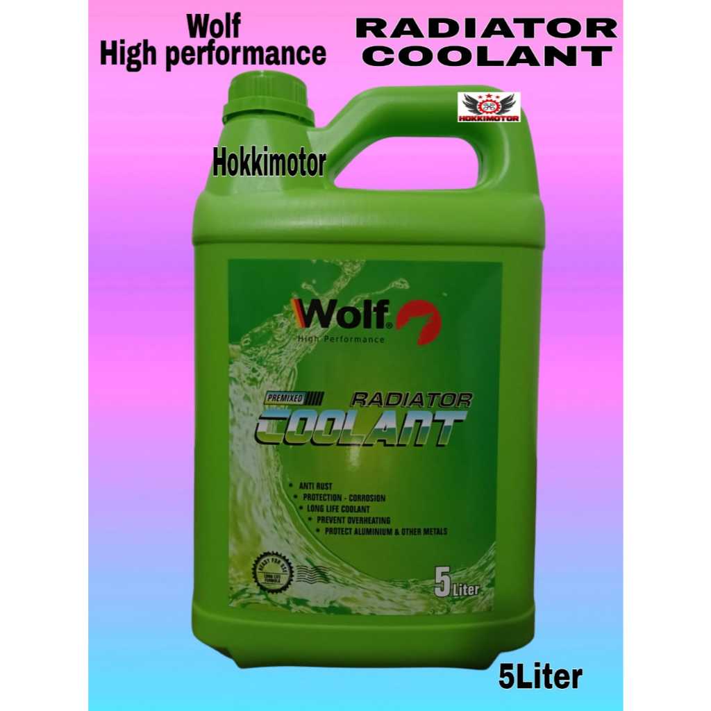 Jual Air Coolant Radiator wolf 5 Liter | Shopee Indonesia