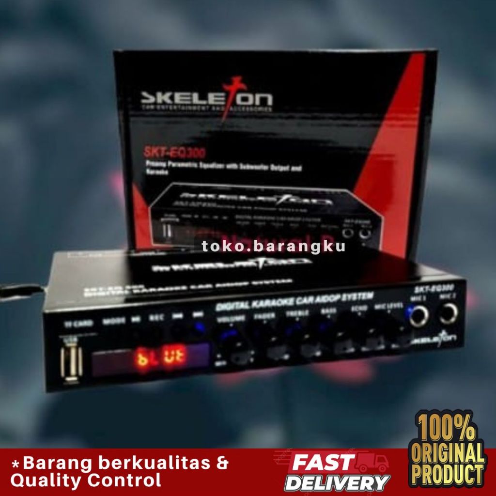 Jual Parametrik Skeleton SKT-EQ300 Bluetooth USB Karaoke Pre Amp ...