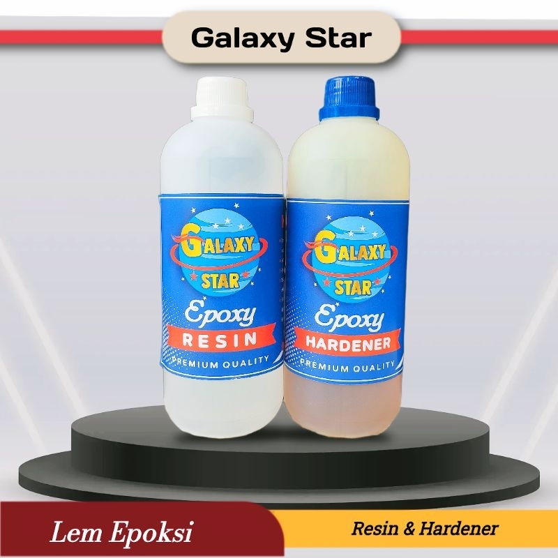 Jual LEM KAYU EPOXY Galaxy Star KOMPONEN RESIN & HARDENER | Shopee ...