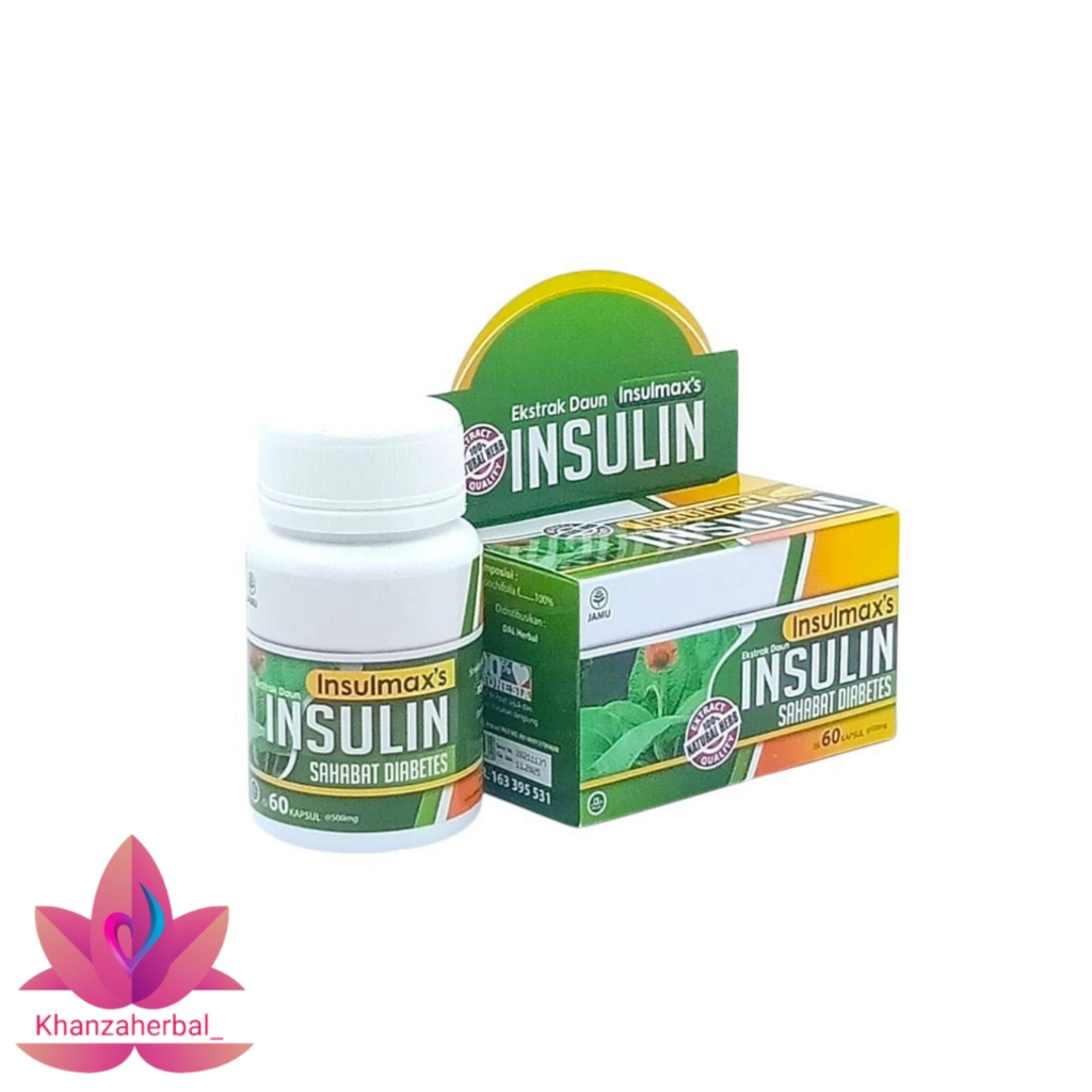 Jual Insulmax's Ekstra Daun Insulin Diabetes Darusyifa Isi 60 Kapsul ...