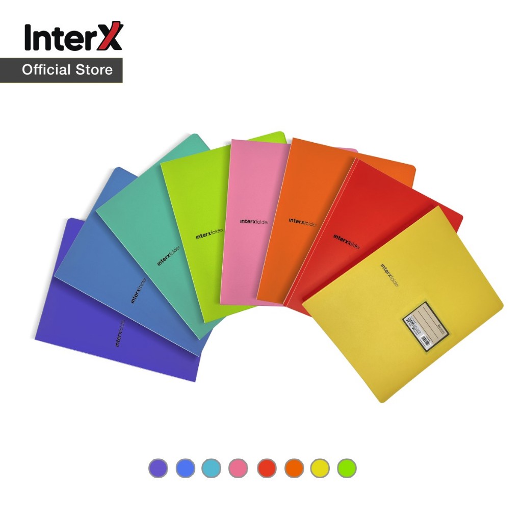 Jual InterX Folder Clear Holder Macarons / Document Keeper / Map ...