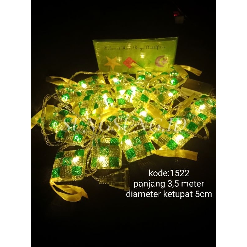 Jual Lampu Seri Idul Fitri / Lampu Ketupat Lebaran (1522) | Shopee ...