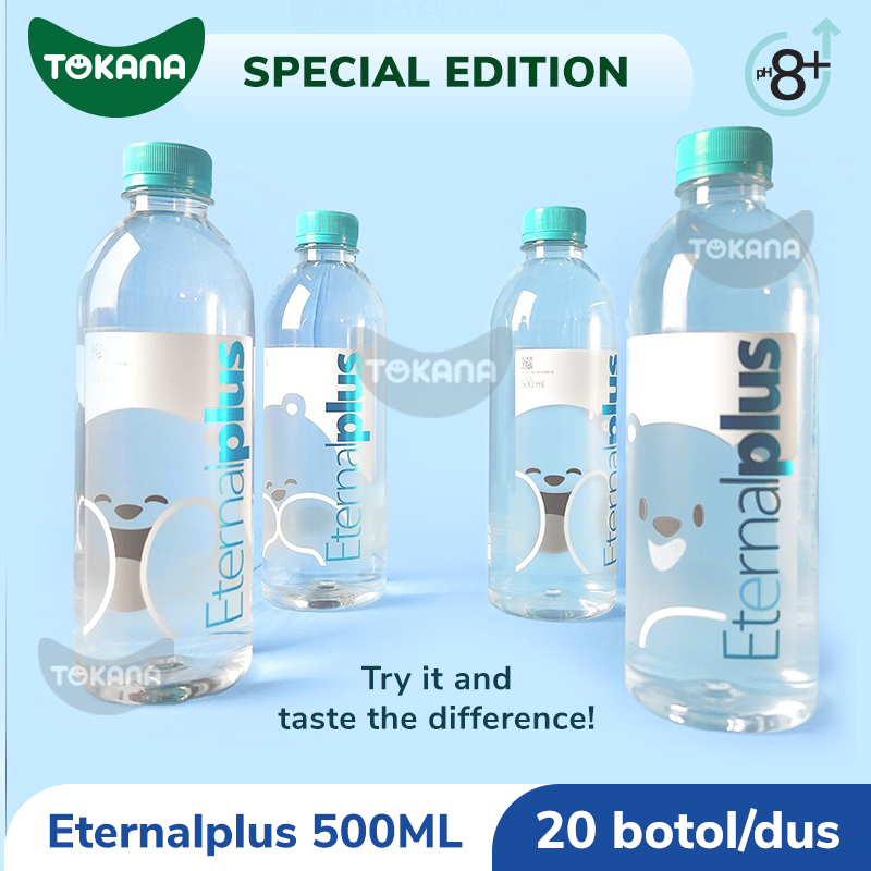 Jual [Khusus Kurir Reguler] Eternal Plus (E+) - Air Mineral Dus 500 ML ...