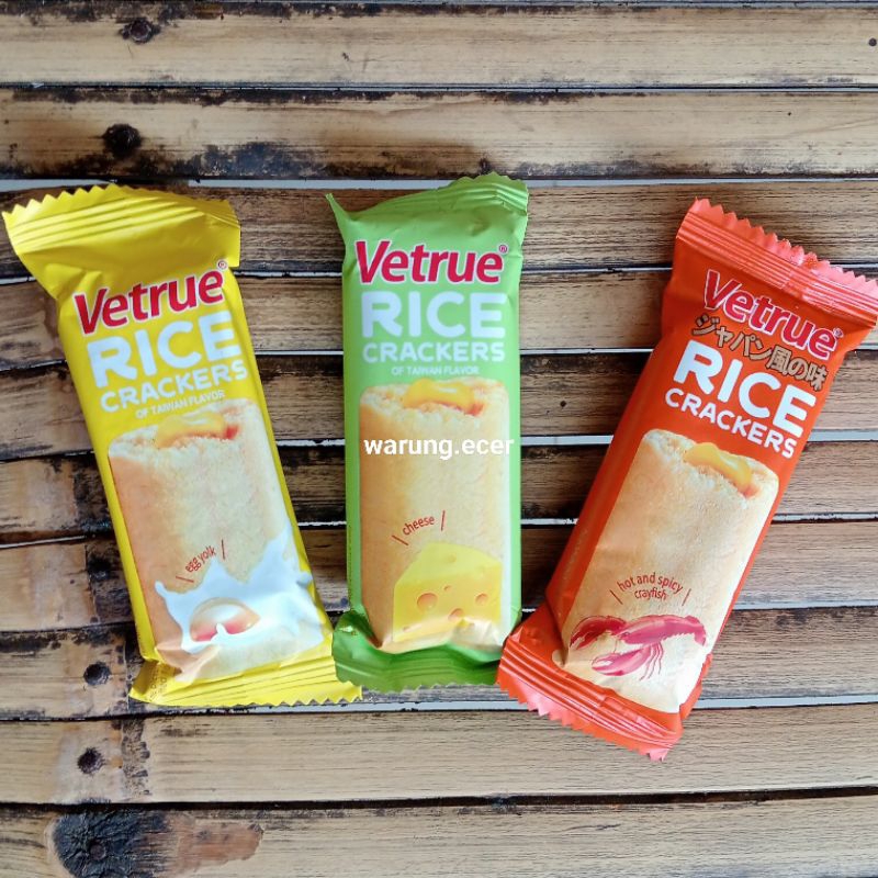 Jual ECERAN - VETRUE TAIWAN rice crackers hot and spicy crayfish ...