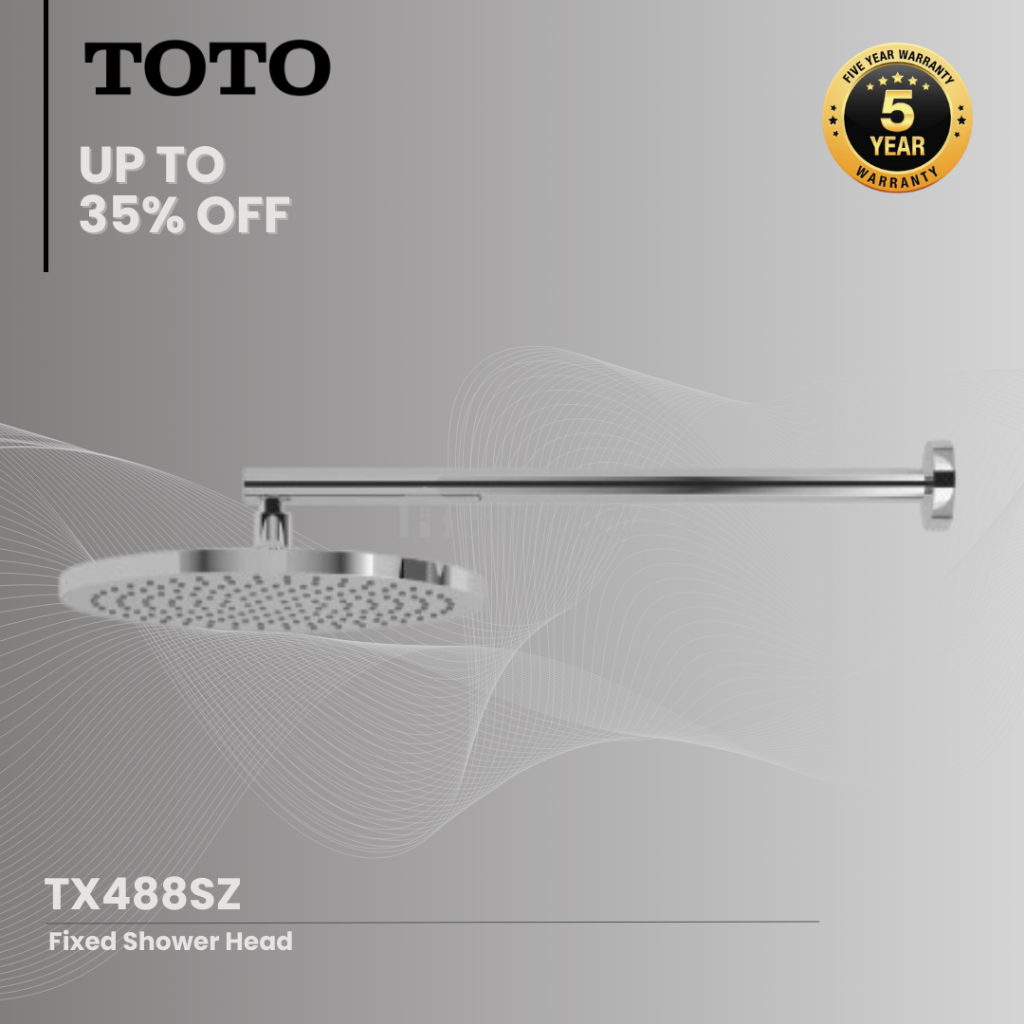 Jual Fixed Shower Head TOTO TX 488 SZ / Rain Shower TOTO TX488SZ | Shopee Indonesia