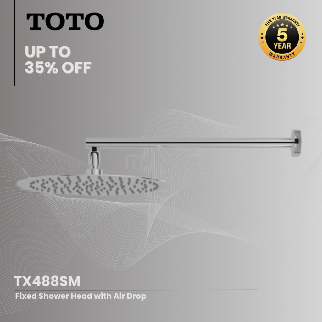 Jual Fixed Shower Head TOTO TX 488 SM / Rain Shower TOTO TX488SM | Shopee Indonesia