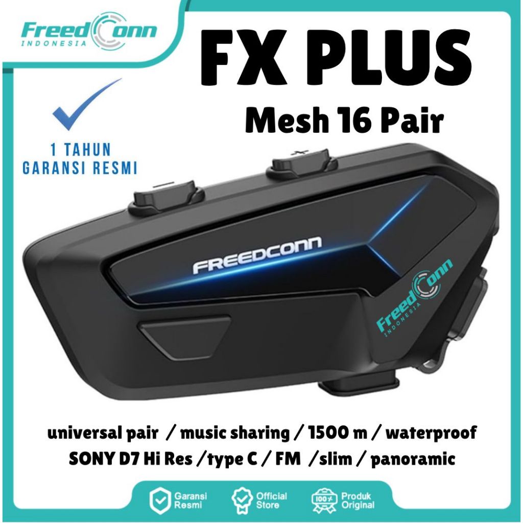 Jual INTERCOM FX PLUS INTERCOM FREEDCONN FX PLUS INTERCOM FREEDCONN FX PLUS ORIGINAL | Shopee ...