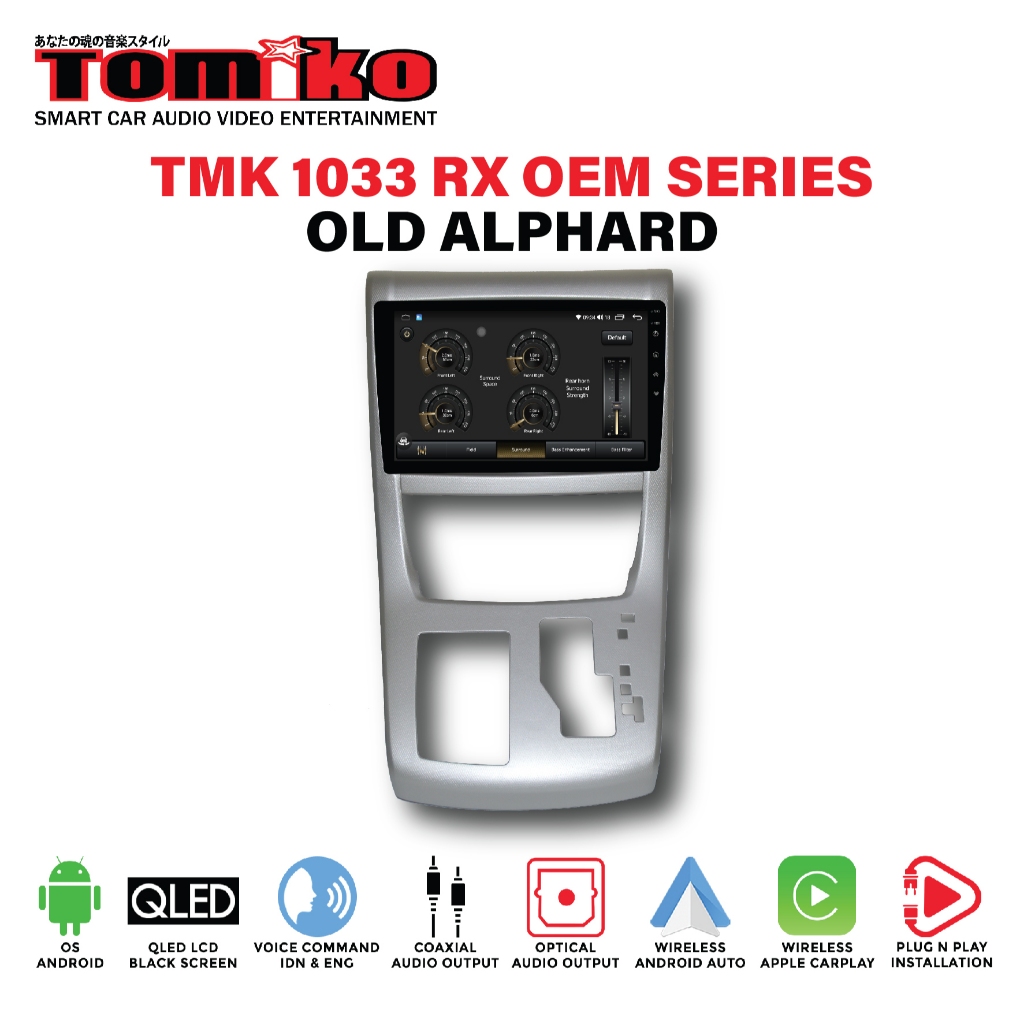 Jual Tomiko - headunit android tmk 1033 rx oem for Old Alphard | Shopee Indonesia