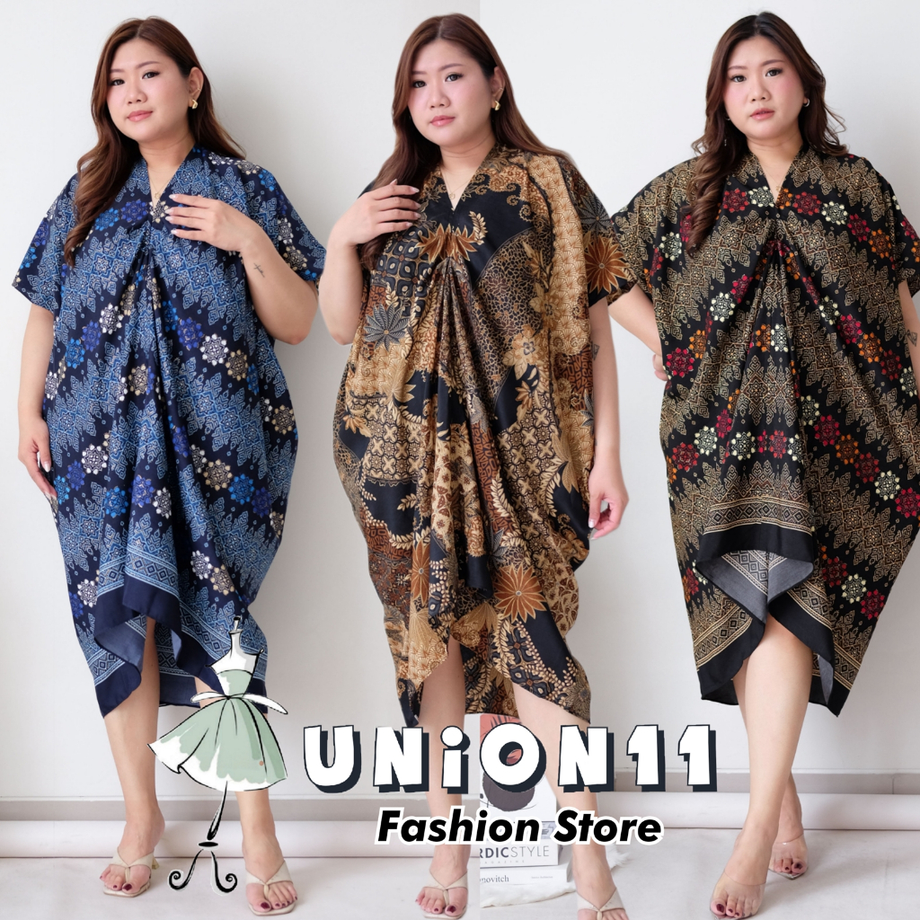 Jual UNION11 - Kaftan Batik Jumbo Wanita All Size Women's Clothes ...