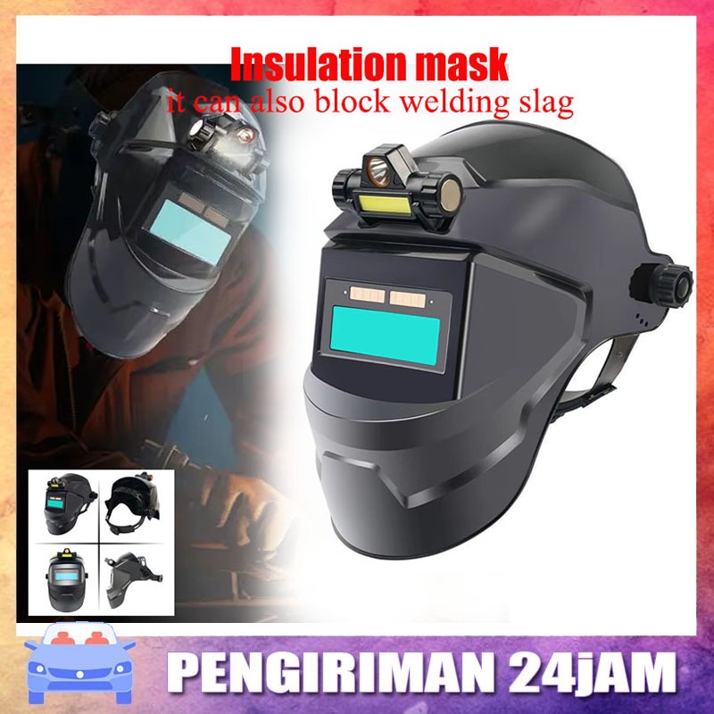 Jual 【COD】Helm las, helm las pengubah warna otomatis, helm las otomatis ...