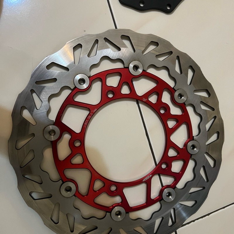 Jual Disc Cakram PSM 300mm model floating merah lengkap dengan bracket ...