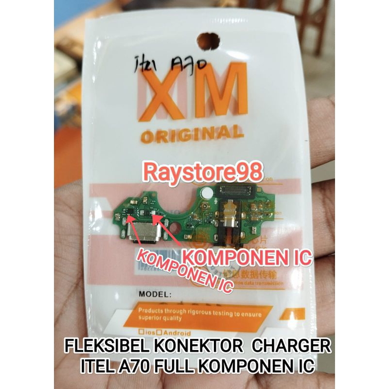Jual Fleksibel Charger ITEL A70 ORIGINAL FULL KOMPONEN IC Flexibel Flexible Konektor Carjer PCB ...