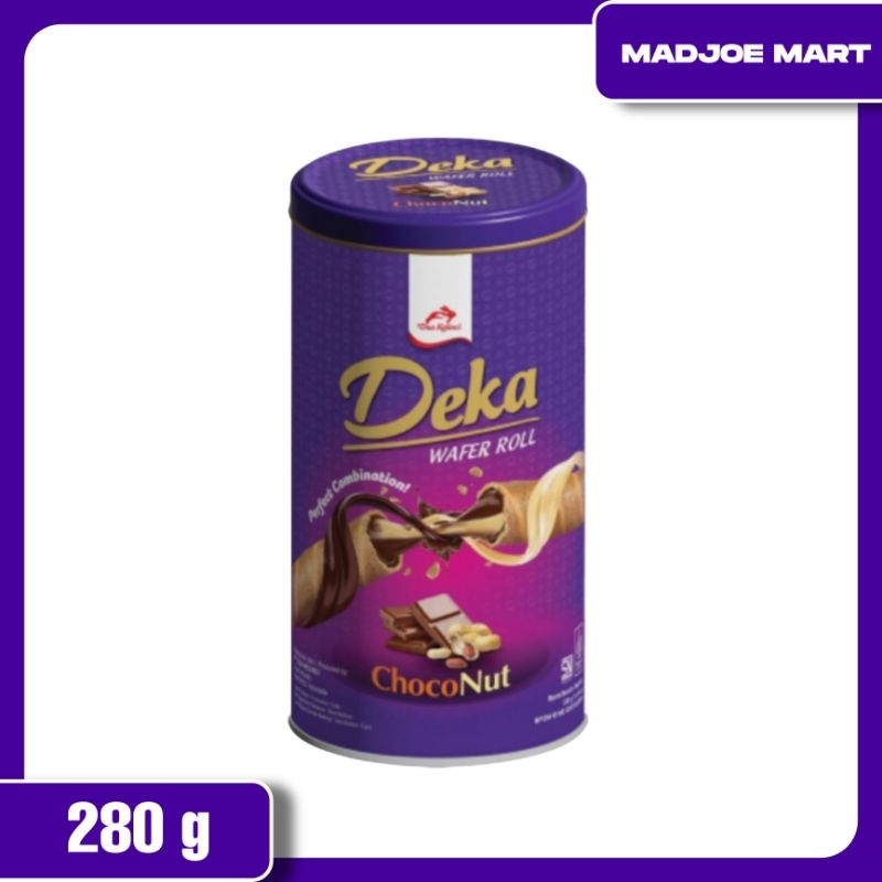 Jual Deka Wafer Roll Choco Nut Kaleng 280g | Shopee Indonesia