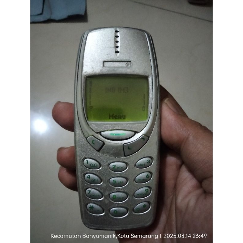 Jual Nokia 3310 Silver Normal Original Mulus Jadul Langka Unik Imut Speaker Bass Stereo Joss ...