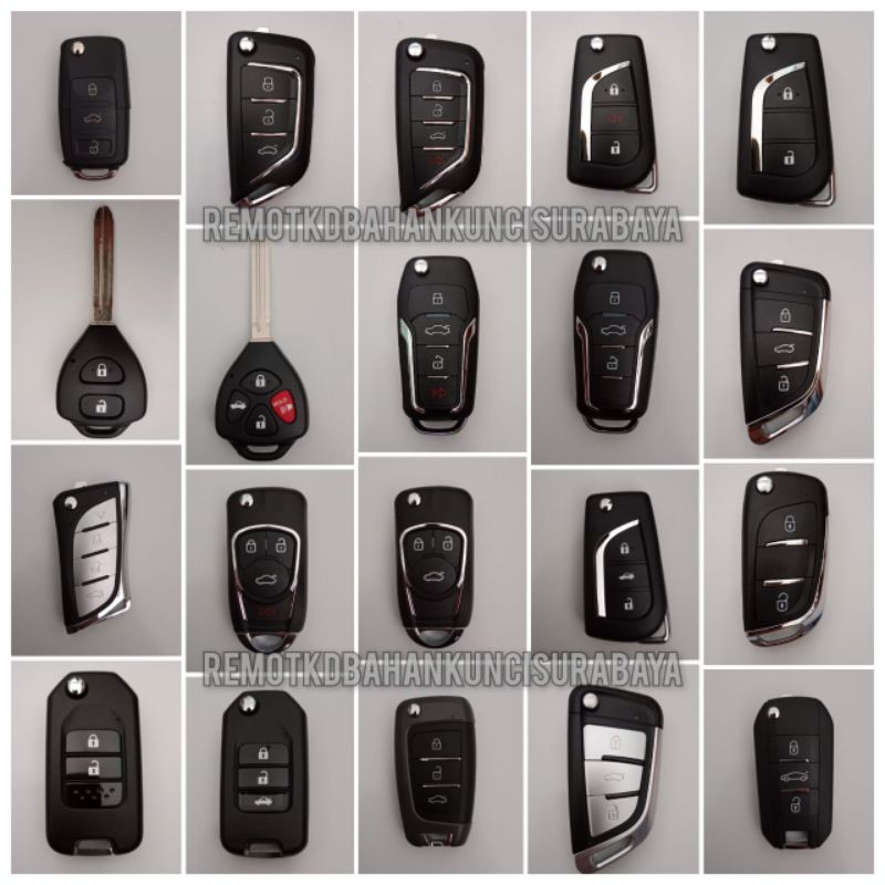 Jual Kunci Remot Flip Key Universal All Unit Semua Mobil | Shopee Indonesia