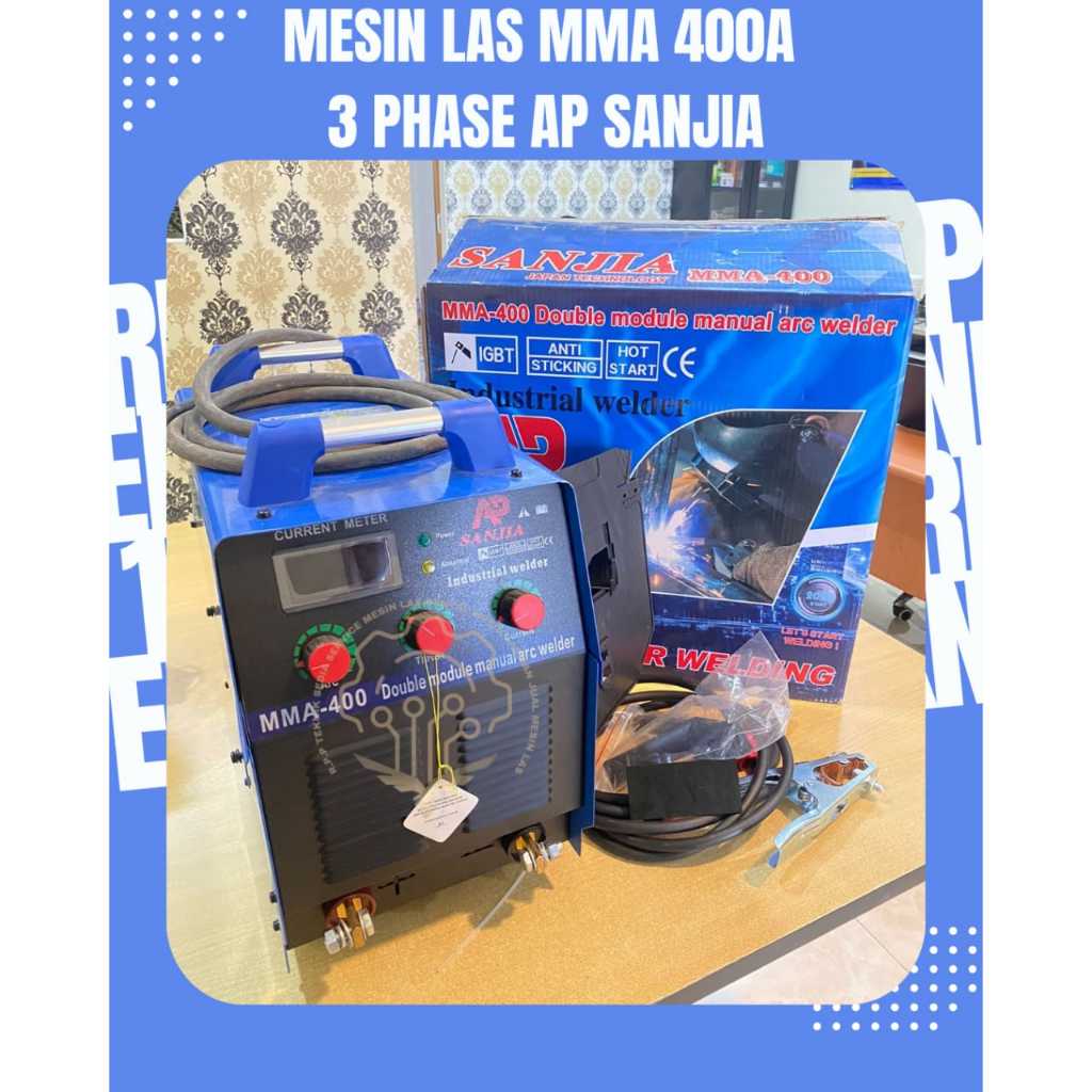Jual MESIN LAS MMA 400A AP SANJIA MESIN LAS LISTRIK DC WELDER SMAW STIK ...