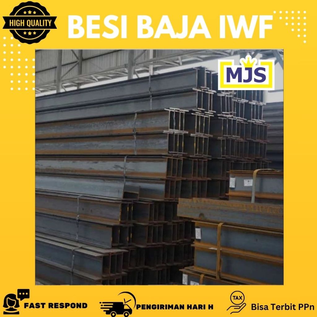 Jual Besi Baja WF IWF Wide Flange Beam 6 Meter | Shopee Indonesia
