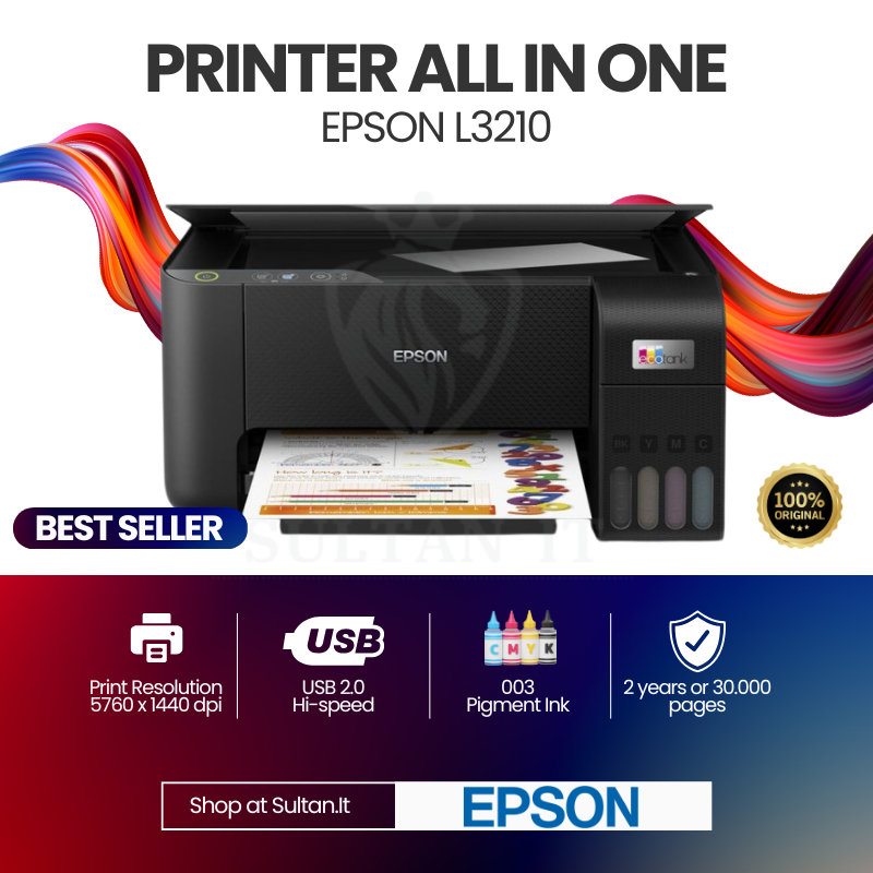 Jual BEST SELLER Epson L3210 All in One Ink Tank Printer (Print,Scan,Copy) / L1210 ( PRINT ...