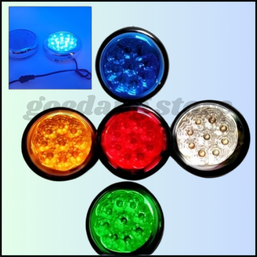 Jual Lampu LED Bak truk box 24v aksesoris lampu Led truck bus bulat 9 led Terlaris | Shopee ...