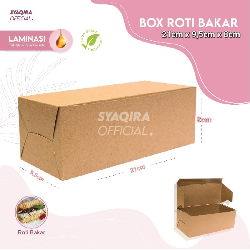 Jual Box Roti Bakar|Dus Roti Bakar|Dus Brownies|Full Laminasi | Shopee ...