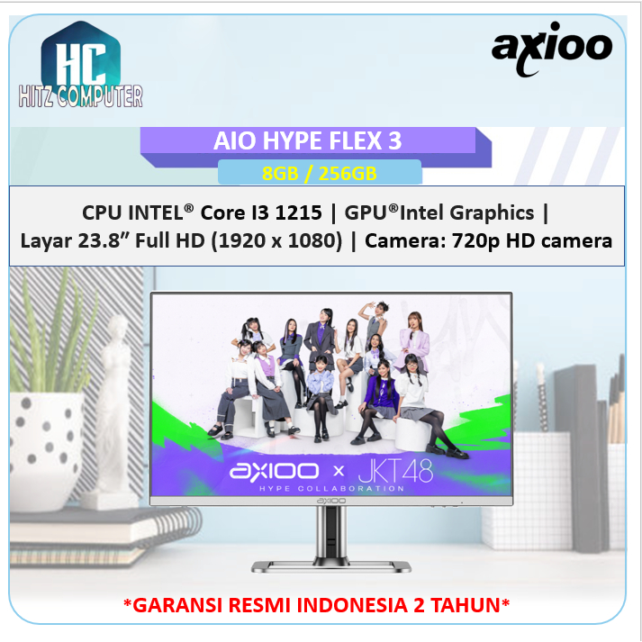 Jual AXIOO PC AIO | PC Desktop All In One Hype Flex 3 Core I3 1215U 16GB 1TB 23.8" FHD W11 ...