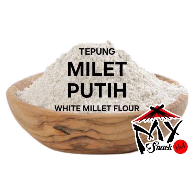 Jual TEPUNG MILET PUTIH 1KG BUBUK JAWAK JEWAWUT WHITE MILLET ORGANIK ...