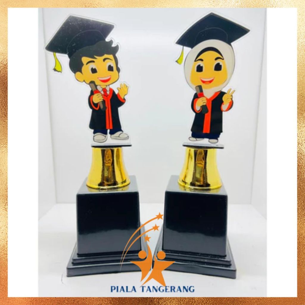 Jual Piala Wisuda Anak TK Paud Akrilik Custom Tinggi 29 cm | Shopee ...