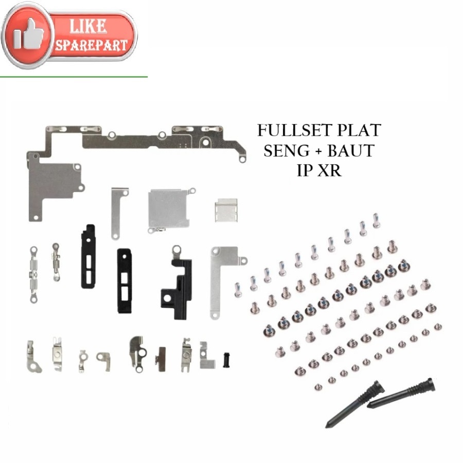 Jual SATU SET PLAT SENG+BAUT IPHONE FULLSET IP 7 / 7+ / 8 / 8+ / X / XR ...