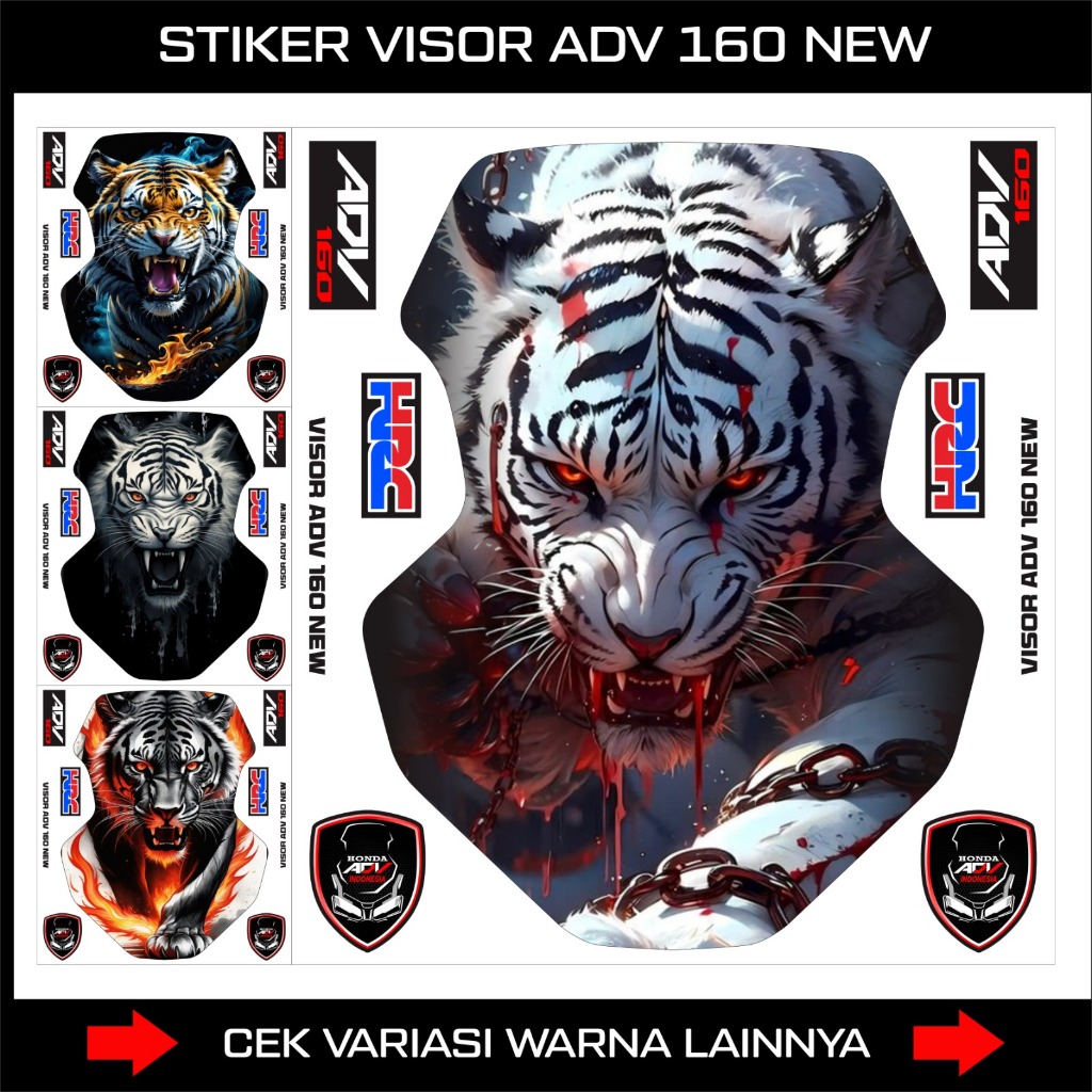 Jual Stiker Winshield Visor ADV 150 ADV 160 - DECAL STIKER VISOR MOTOR ...