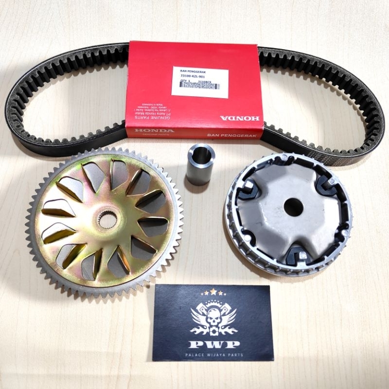 Jual Paket CVT rumah roller assy kvb kipas Roller beat Vanbelt fan belt KZL beat fi spacy scoopy ...