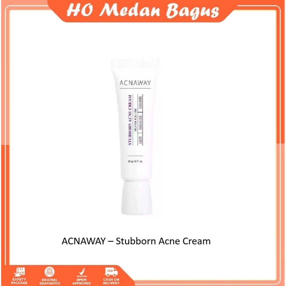 Jual ACNAWAY : CREAM JERAWAT MEMBANDEL. STUBBORN ACNE CREAM 20Gr ...