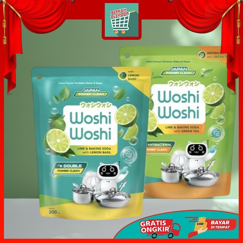 Jual WOSHI - WOSHI CAIRAN PENCUCI PIRING 600ML | Shopee Indonesia