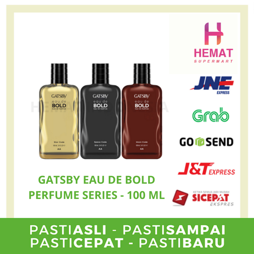 Jual GATSBY EAU DE BOLD EAU DE PERFUME 100 ML 100ML PARFUM COWOK BOTOL ...