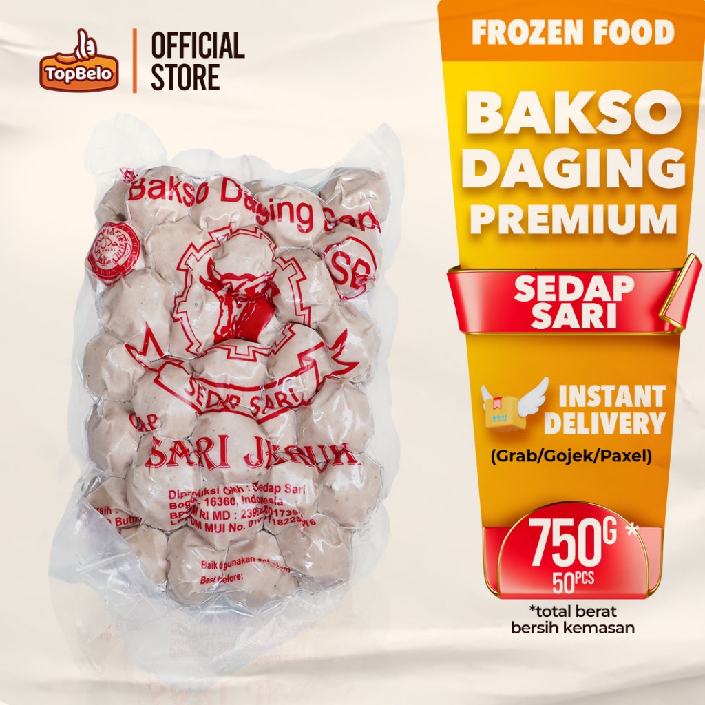 Jual Bakso Daging Premium Sedap Sari 750g | Shopee Indonesia