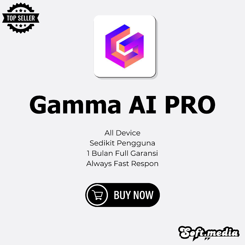 Jual Gamma AI Pro Buat presentasi atau PPT mudah dengan hasil terbaik | Shopee Indonesia