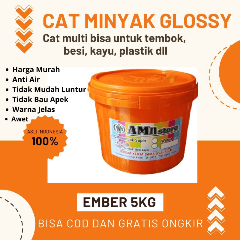 Jual Cat Glossy - Cat mengkilap anti air untuk luar dan dalam ruangan ...