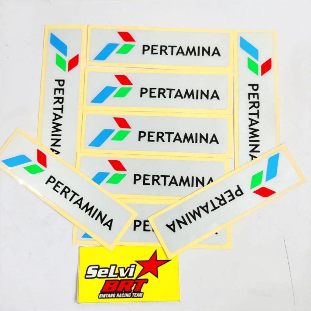 Jual STICKER STIKER PRINT LOGO PERTAMINA GLOSSY CUTTING MOTOR MOBIL ...