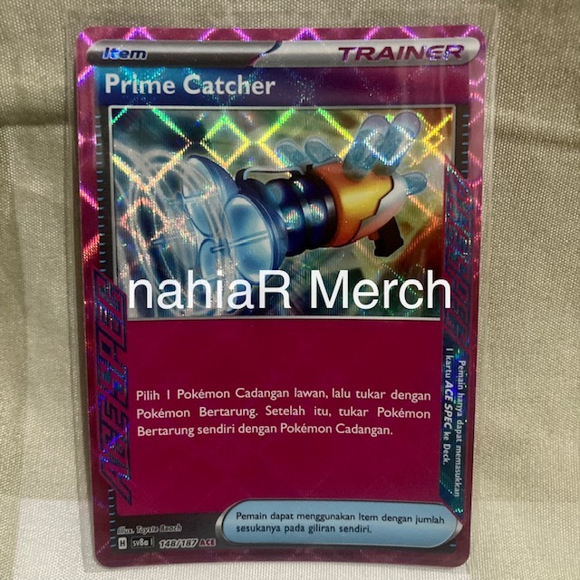 Jual Pokemon TCG Indonesia Prime Catcher sv8a 148/187 ACE Festival ...