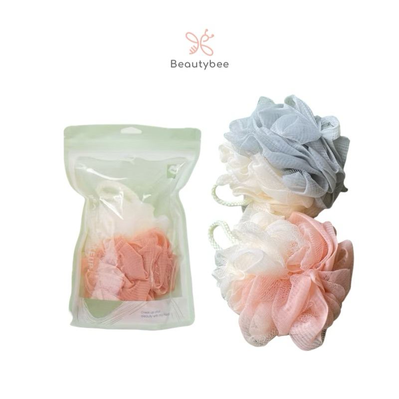 Jual BEAUTYBEE SHOWER PUFF / BUSA MANDI LEMBUT PREMIUM 2 WARNA F3823A ...