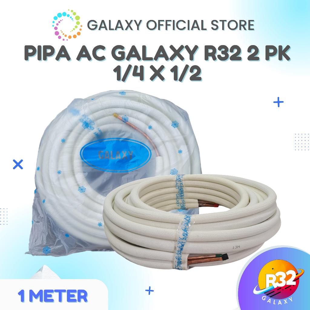 Jual Pipa AC Galaxy R32 2 PK 1/4 x 1/2 (1 Meter) | Shopee Indonesia
