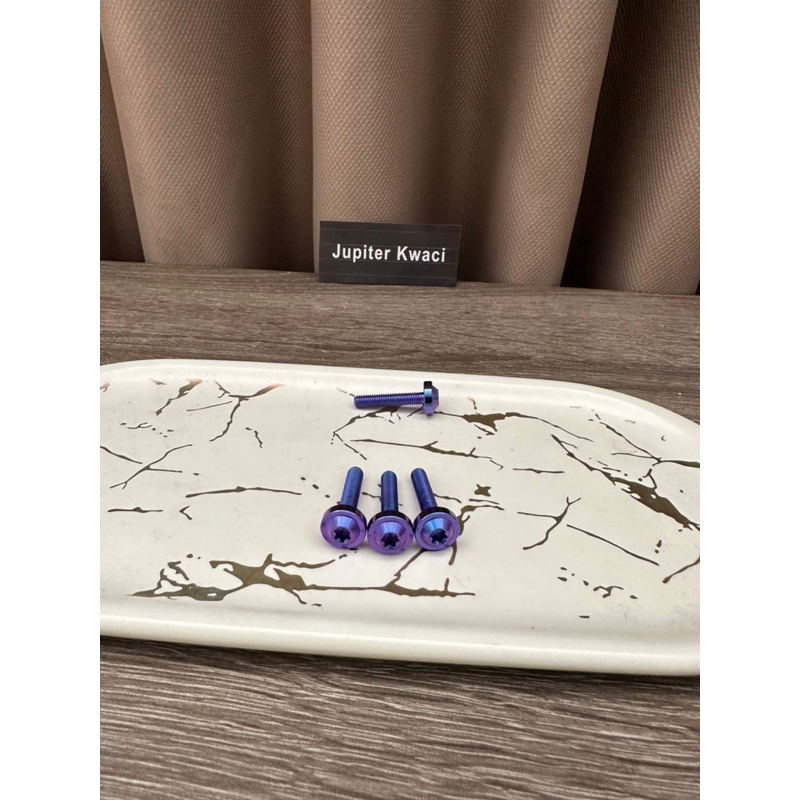 Jual baut titanium m8 x 30 , baut titanium drat 12 panjang 3 cm , baut ...