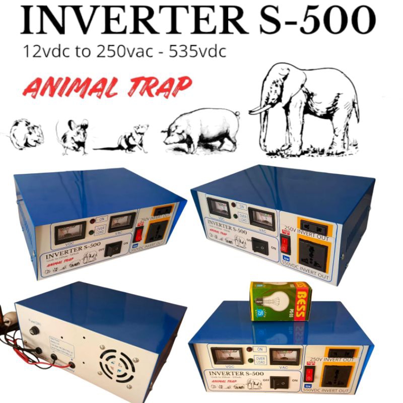 Jual INVERTER S-500 PENINGKAT DAYA KEJUT LISTRIK | Shopee Indonesia