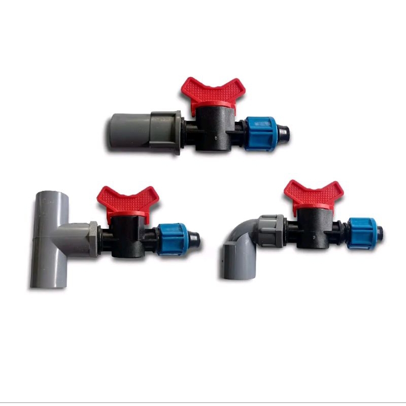 Jual 1 Set Keni PVC 1/2 Inch dan Keran Valve Drip Tape Tetes - Kran ...