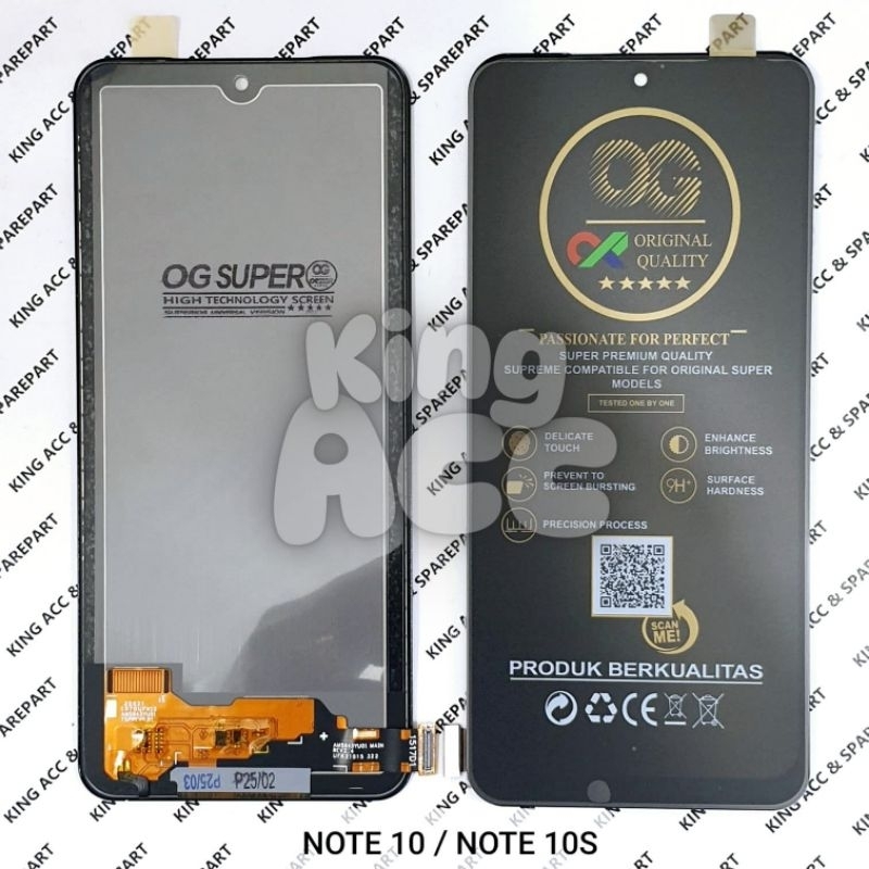 Jual OG SUPER LCD TOUCHSCREEN XIAOMI REDMI NOTE 10 4G / NOTE 10S / POCO M5S / NOTE 11 SE INDIA ...