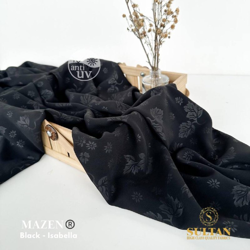 Jual KAIN SULTAN MAZEN ANTI UV EMBOSS ISABELA ORIGINAL | Shopee Indonesia