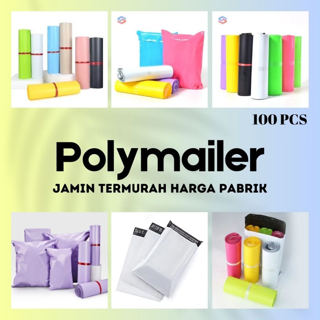 Jual Plastik Polymailer Packing 100 Lembar TERMURAH | Shopee Indonesia