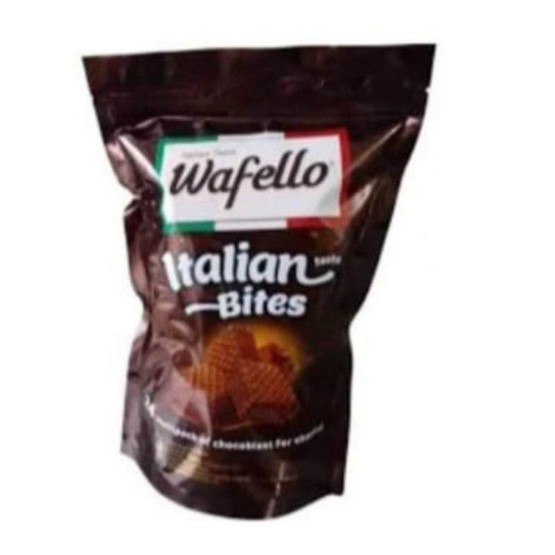 Jual Wafello Italia Wafer Pouch-Coklat | Shopee Indonesia