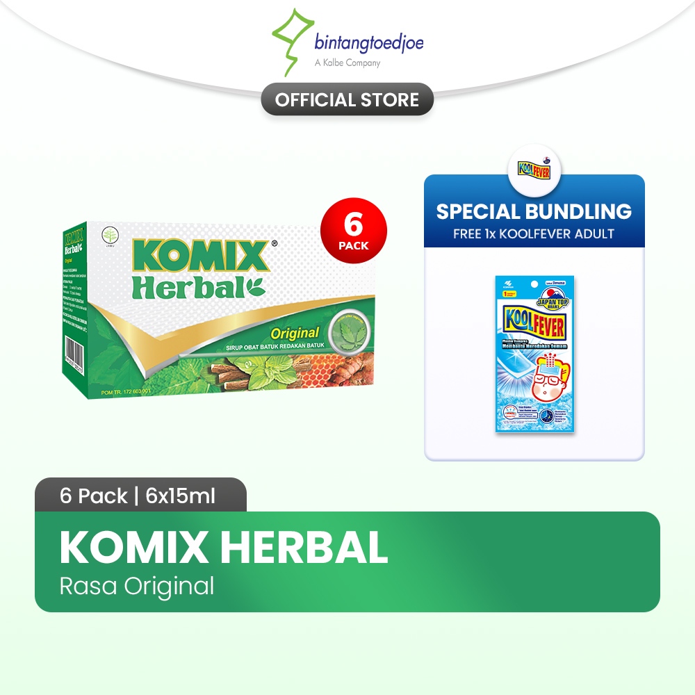 Jual Komix Herbal Original Sachet 6 Pack (36 Sachet) | Shopee Indonesia